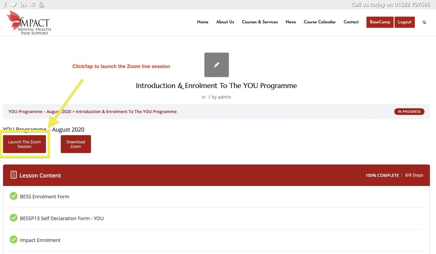 Help With Online Courses and Sessions - Impact Mental Health